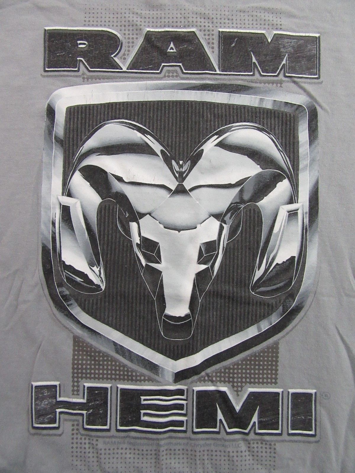 DODGE RAM TRUCKS RAM HEMI LOGO Truck Souvenir Gray SS… - Gem