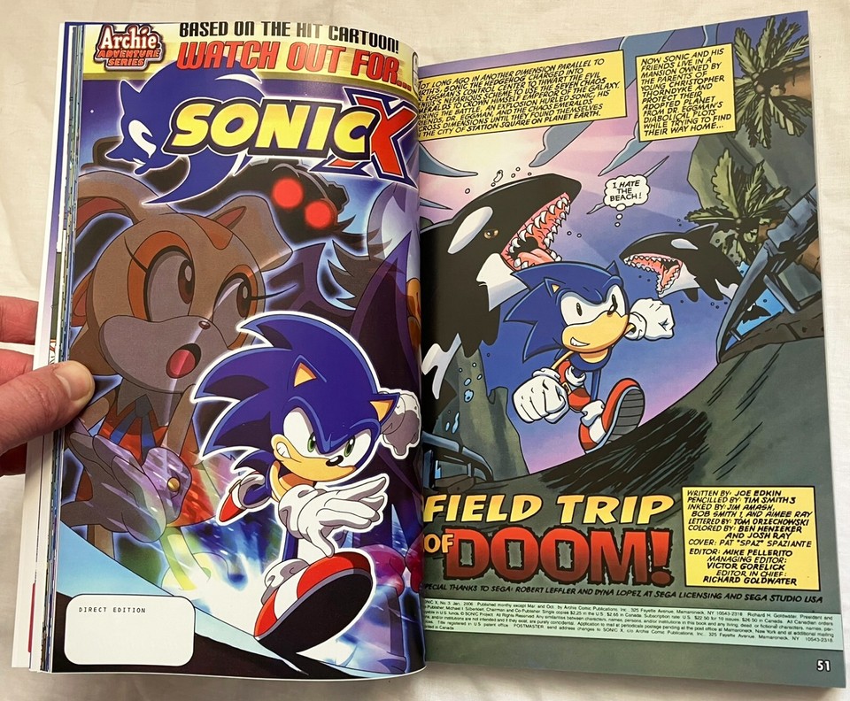 Sonic X Archie Comics Omnibus Collection Issues 1-40 - 2 Volumes ...