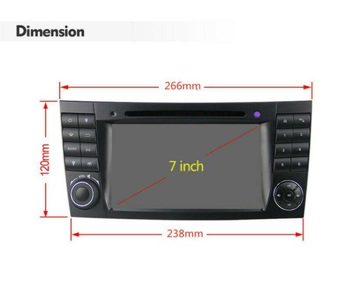 For Mercedes W211 E W219 CLS Android 10 DVD Radio Stereo Player GPS ...