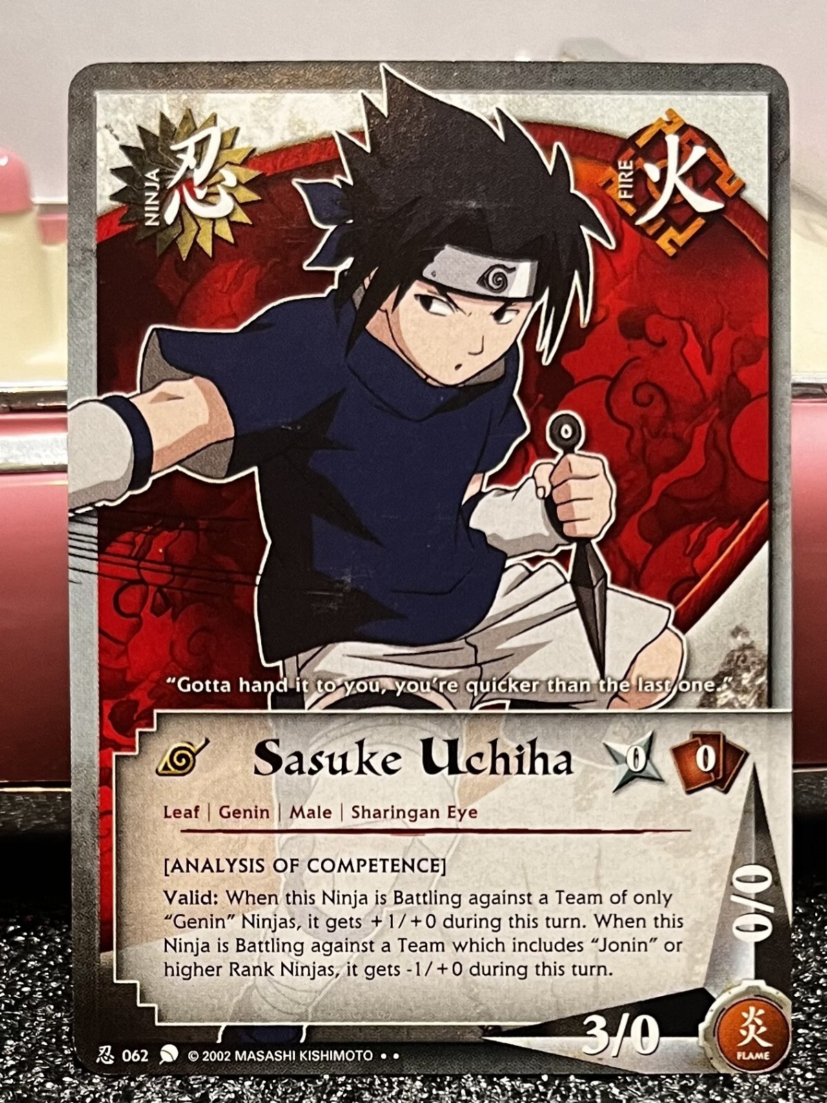 Naruto CCG ***Sasuke Uchida*** N-062~Rare~S2-Coils of ther Snake~L@@K ...