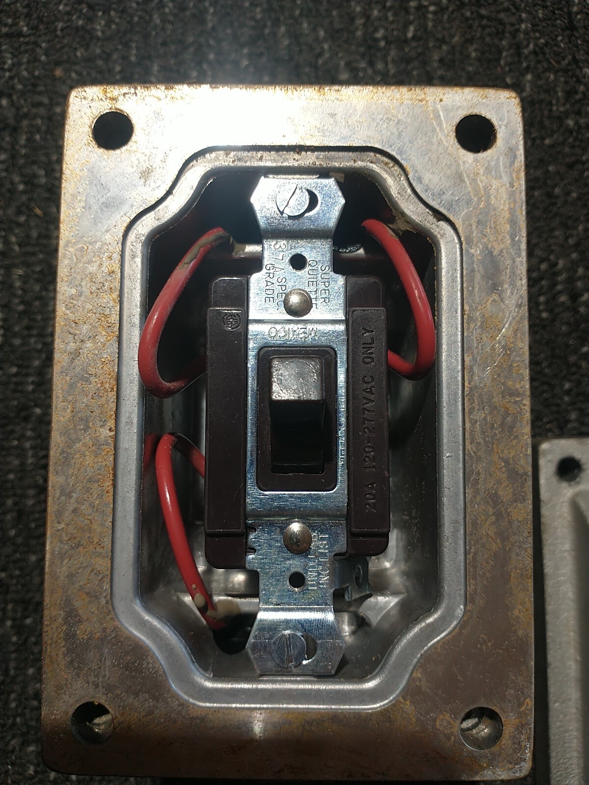 CROUSE HINDS EDSC2130 20 AMP EXPLOSION PROOF SNAP SWITCH 120/ 277 VAC ...