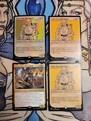 4x Duke Ulder Ravengard (1 is Foil, 3 Showcase) - NM/M CLB MTG Magic | eBay