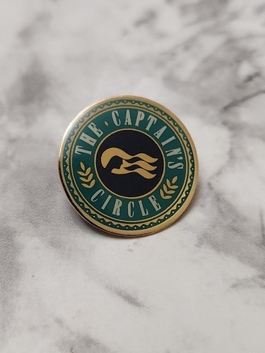 Vintage Princess Cruise line The Captains Circle Enamel Lapel Pin Badge ...