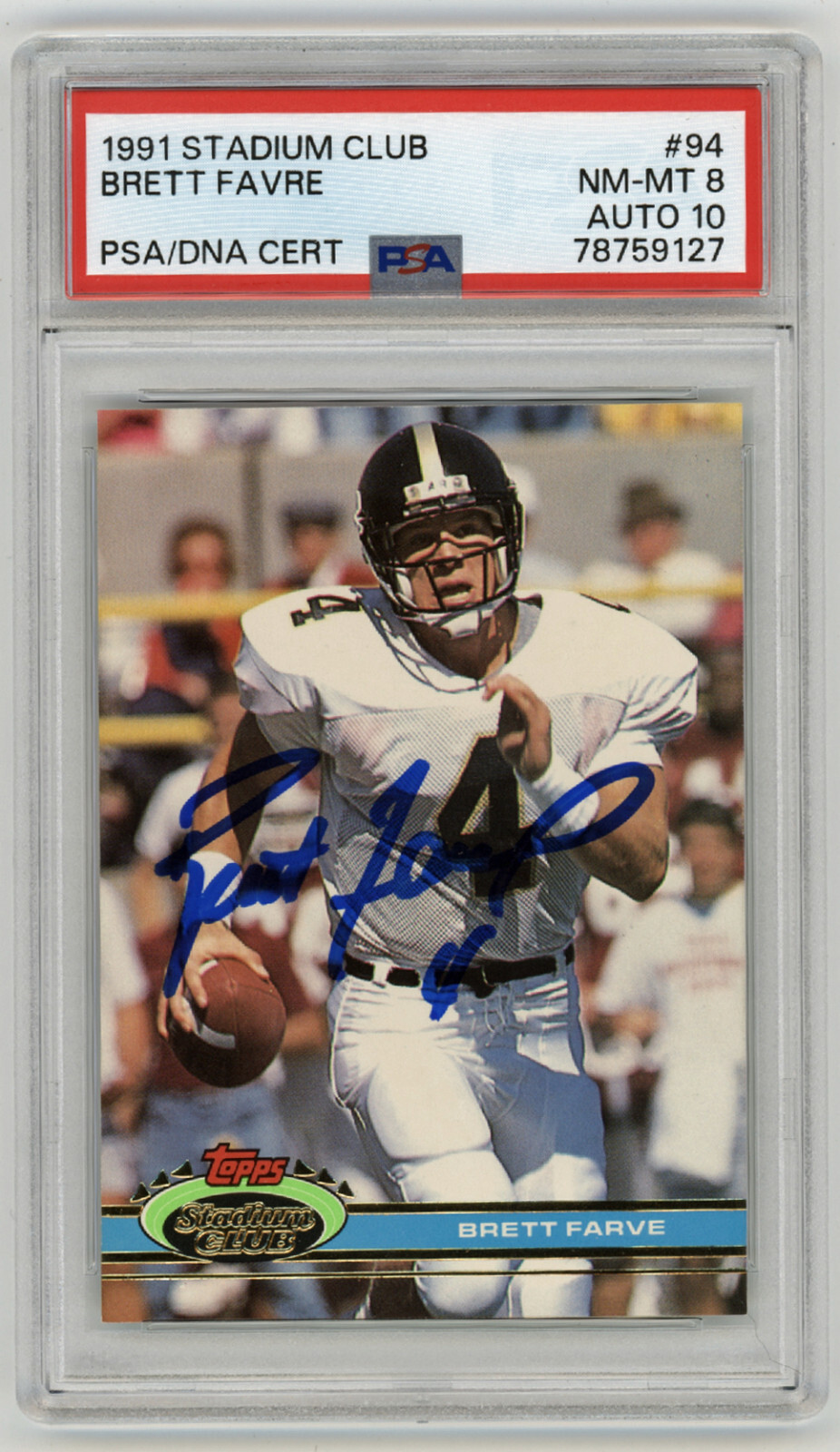 Brett Favre | Autographed Football Memorabilia & NFL Merchandise