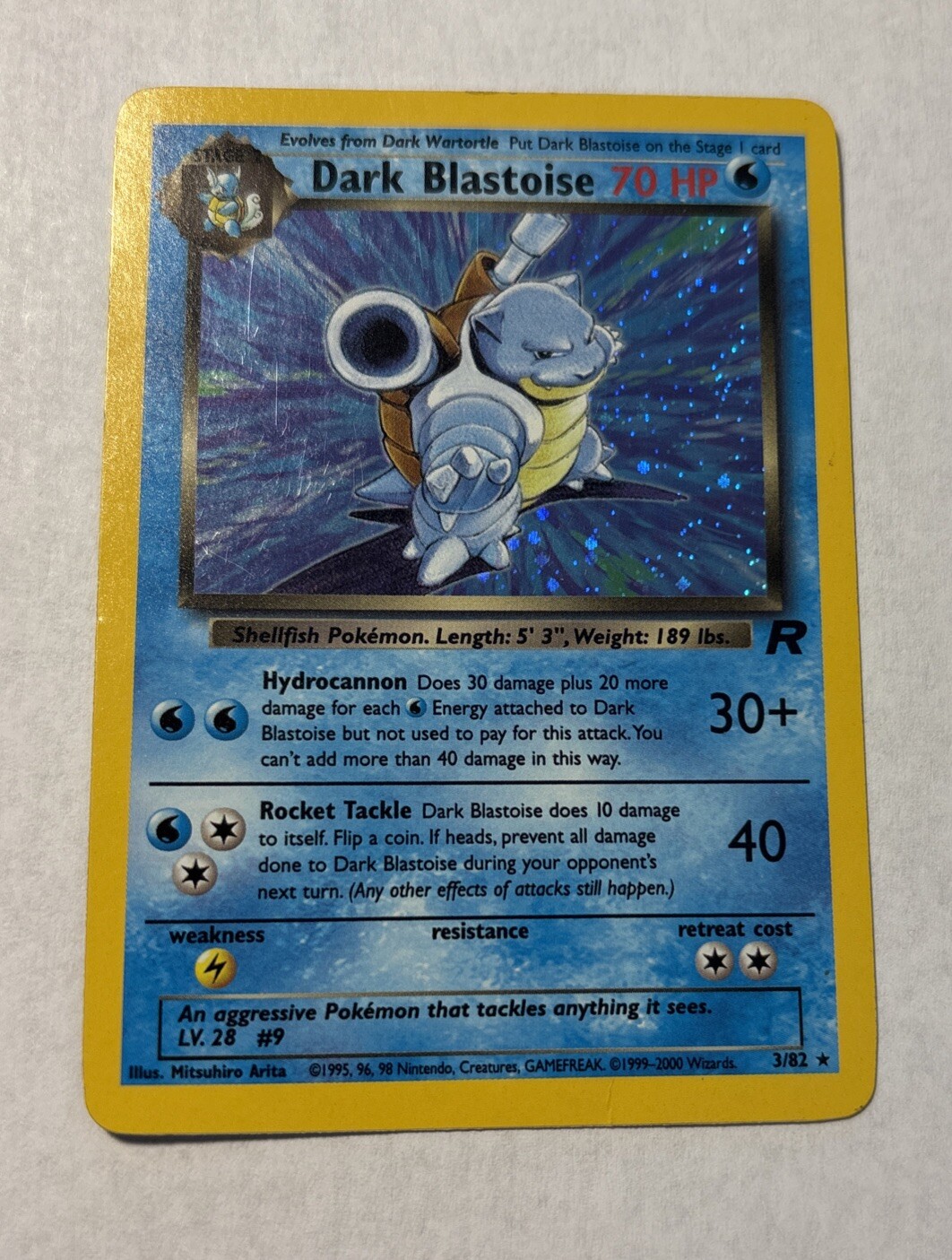 Dark Blastoise 3/82 Team Rocket Holo | eBay