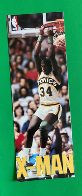 XAVIER McDANIEL-SEATTLE SUPER SONICS - VINTAGE COSTACOS POSTCARD 10 1/4 ...