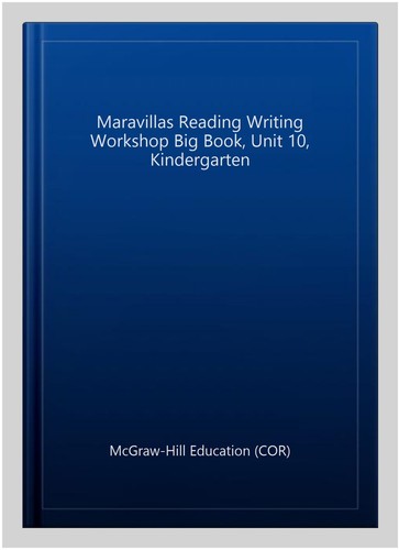 Elementary Core Reading Ser.: Maravillas Reading Writing Workshop Big ...