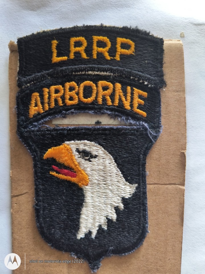 US Army 101st AIRBORNE - LRRP Patch ( Vietnam ?) | eBay