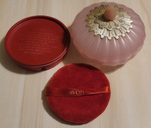 Vintage Avon Elusive Beauty Dust Pink Round Powder Box & powder Read | eBay