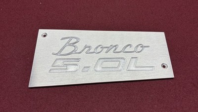 Ford 5.0 GT40 Bronco Custom Aluminum Intake Manifold Plate Plaque ...