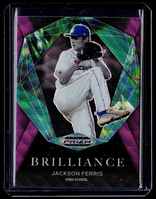 2022 Prizm Draft Picks #BR-JF Jackson Ferris Brilliance Prizms Purple ...