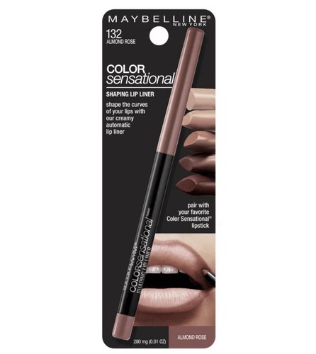 Maybelline Color Sensational Shaping Lip Liner Makeup, 132 Almond Rose ...