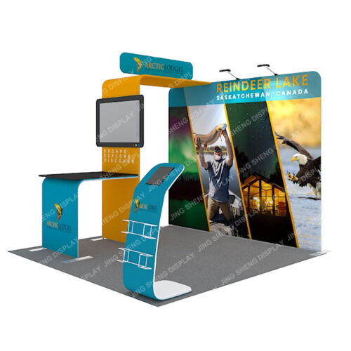 20ft Portable Trade Show Display System Booth Pop Up Displays With ... 20ft Portable Trade Show Display System Booth Pop Up Displays With ...
