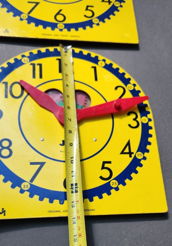Original JUDY CLOCK LEARN TO TELL TIME Large Educational Homeschool ...