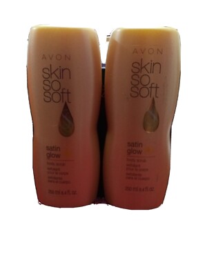 Avon skin so soft satin glow body scrub 8.4 oz sealed | eBay