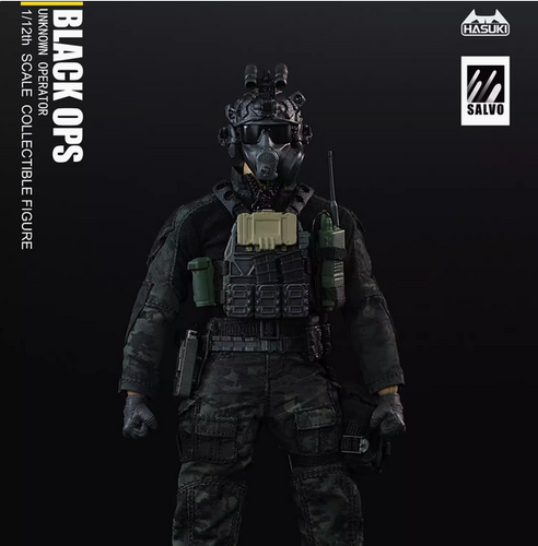 HASUKI SA01 1/12 Black Ops 6" Collectible Action Figure Soldier Model ...