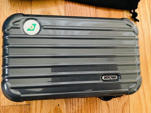RIMOWA EVA Air Grey First Class Amenity Kit Toiletry Travel Hard Case ...