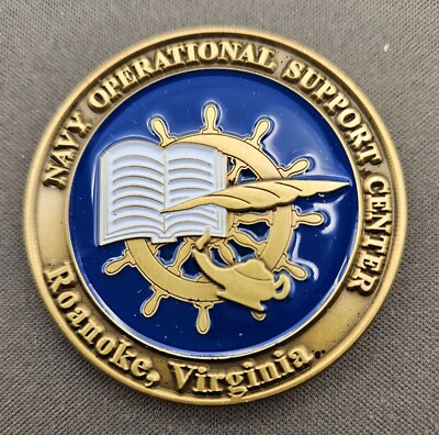 Navy Operational Support Center Roanoke VA Challenge Coin | eBay