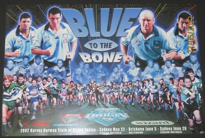 2002 Nsw State of Origin Nrl Team Poster | eBay Australia