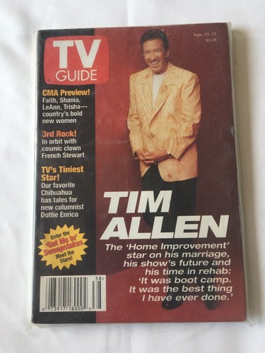 TV Guide Sept 19-25 1998 Tim Allen (still in plastic) | eBay