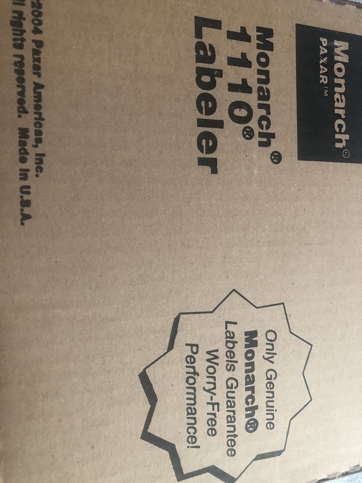 Price Gun Monarch 1110 Paxar Labeler New In Box Never Used | eBay