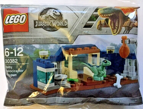 LEGO Jurassic World: Baby Velociraptor Playpen (30382) for sale online ...