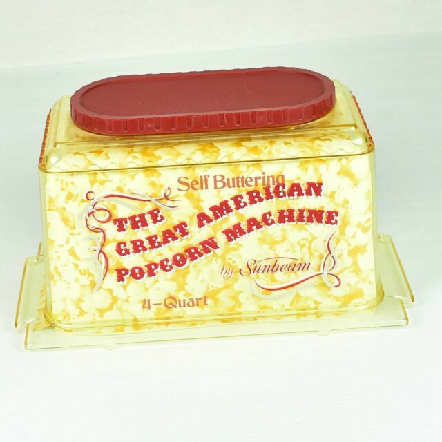 The Great American Popcorn Machine by Sunbeam - Electric Corn Popper ...