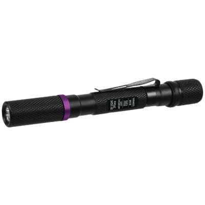 Police Security 395 Nm. 2AAA Aluminum UV Inspection Penlight with Bite ...
