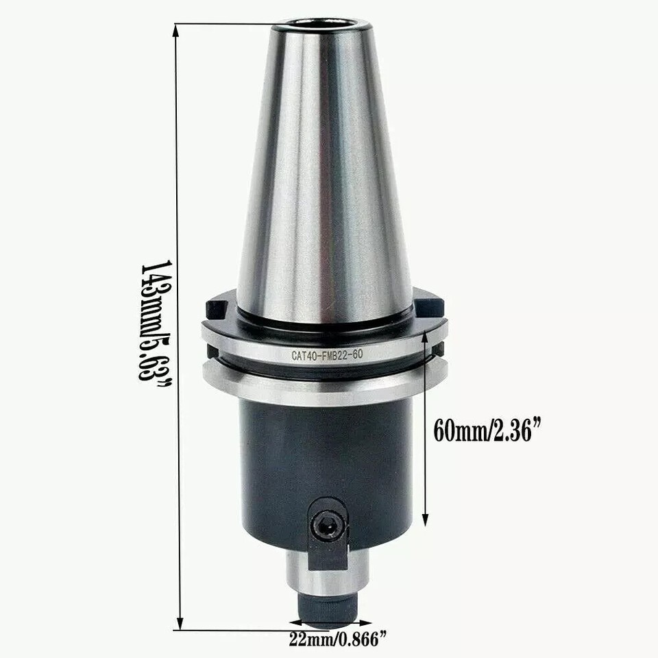 CAT40-FMB22-60 L CNC Milling Chuck End Mill Tool Holder Chuck Shell USA ...