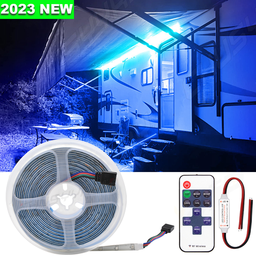 16FT RV Awning Party BLUE Led Light Strip For Dometic 9100 Series | eBay
