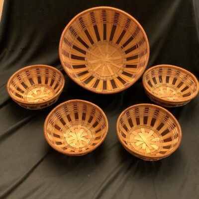 Wicker Weaved Decorative bowls. | eBay