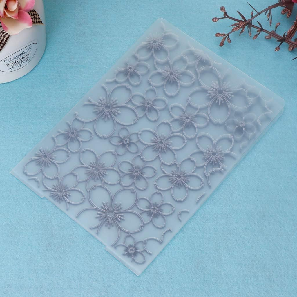 Flowers Embossing Folder Template for Scrapbooking Photo Album Card ...