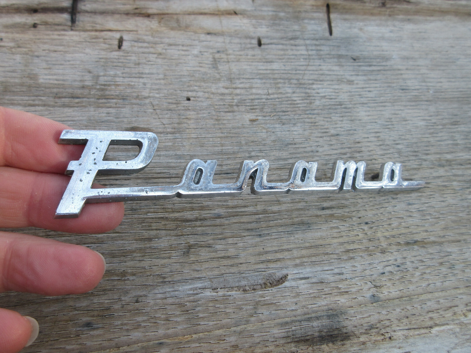 1954 Packard Panama script emblem 7 1/8" | eBay
