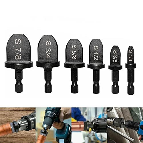 6 Pcs Swagging Tool Drill Bit Set Air Conditioner Copper Tube Expander | eBay