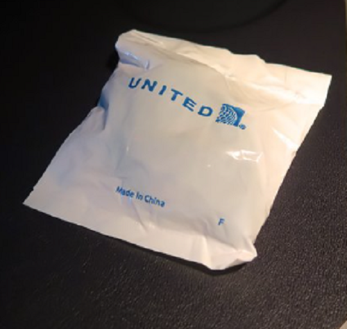Set Of 2 United Airlines Blue Wired Earbuds Earphones Headphones sealed ...