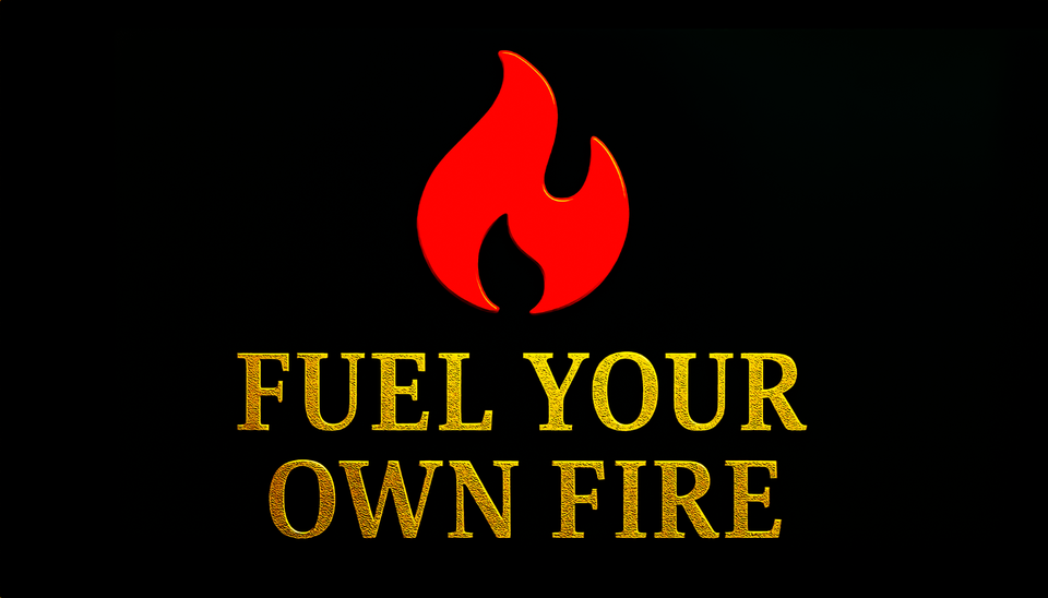 EMOJI - Fuel Your Own Fire - Removable Metal Patch - Curved Bill Mesh ...
