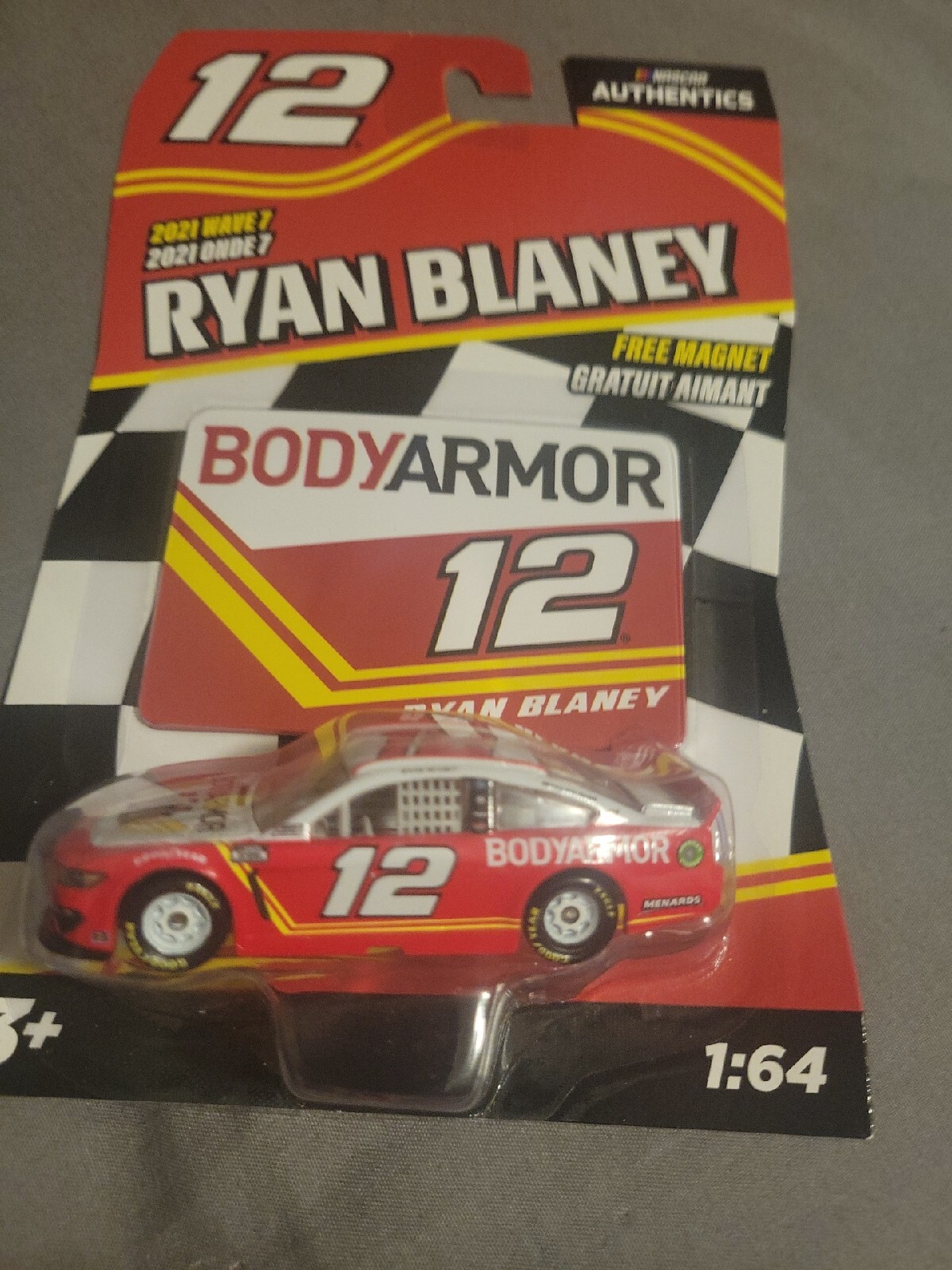 Ryan Blaney #12 Body Armor 2021 Wave 7 NASCAR Authentics 1:64 | eBay