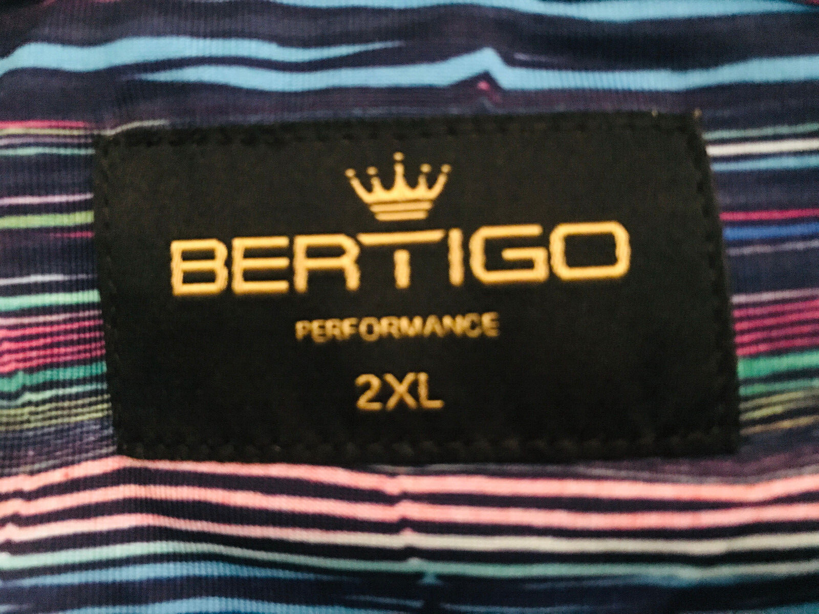 Bertigo Performance Active Golf Polo Shirt Mens Size 2XL Miko Green NWT ...