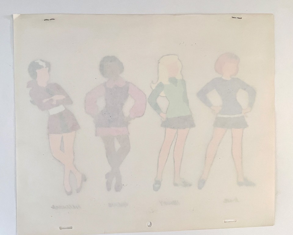 Josie and the Pussycats TV 1970 Original Hand Painted Cels x 2 Hanna ...