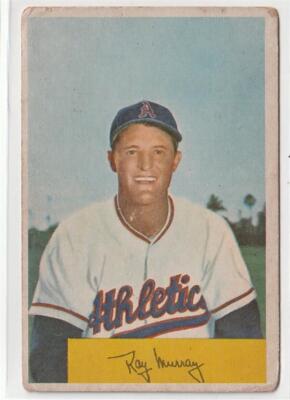 Ray Murray 1954 Bowman #83 Marked Good Philadelphia Athletics Aliz | eBay
