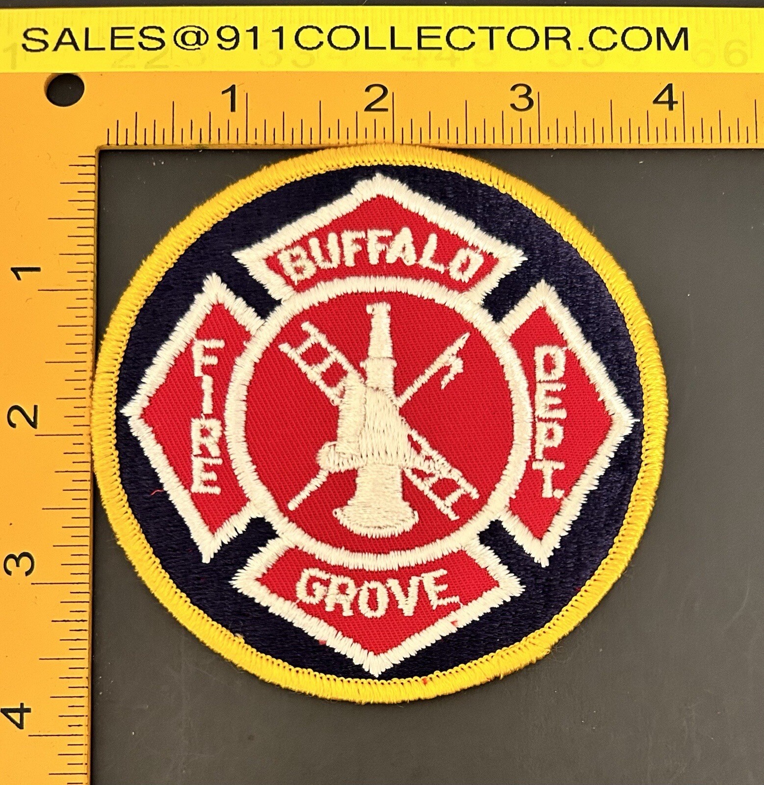 VINTAGE ILLINOIS IL BUFFALO GROVE FIRE DEPT PATCH COOK COUNTY | eBay