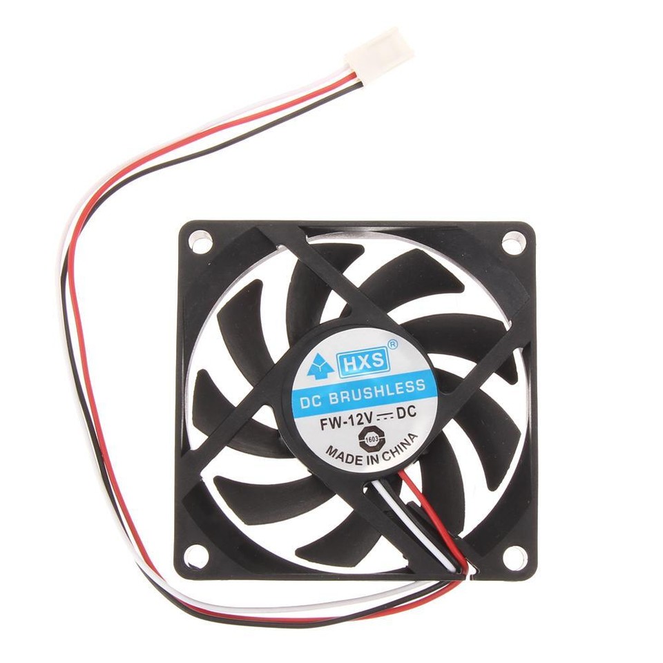 7cm 70mm PC Case Chassis Fans DC 12V 3Pin PC Case CPU Cooling Cooler ...
