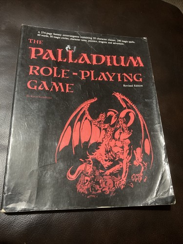 The Palladium Role-Playing Game By Kevin Siembieda Revised Edition 1988 ...