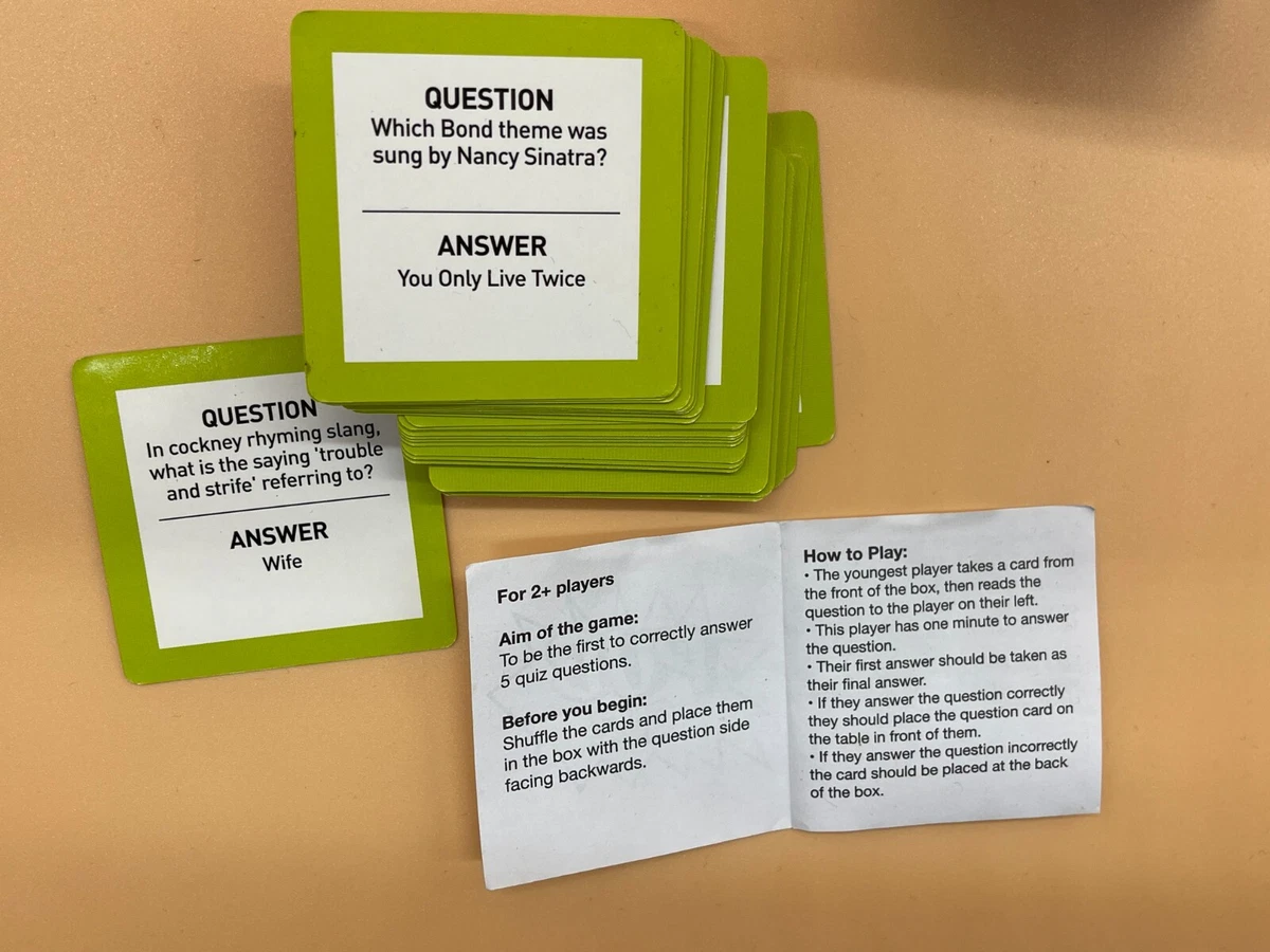 50 Questions Game