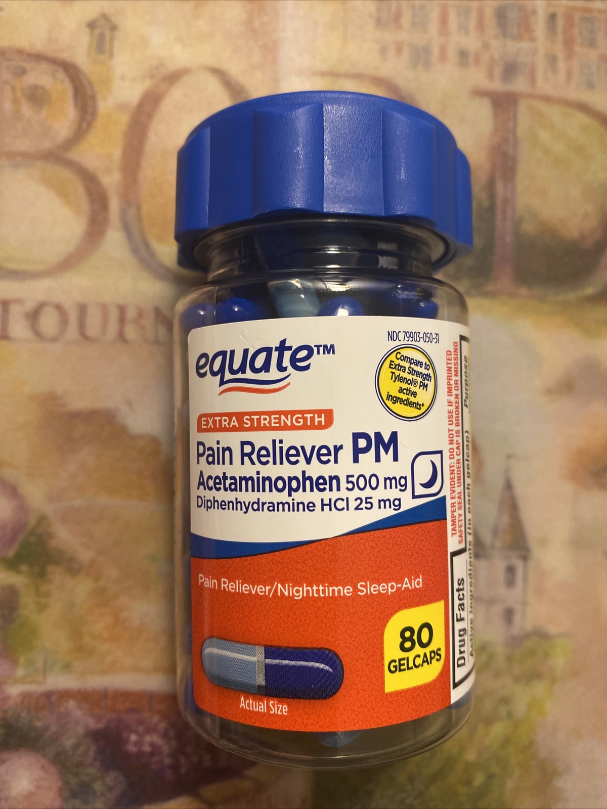 Equate Pain Reliever PM Nighttime Sleep Aid Extra Strength ...