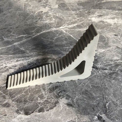 Rubber Door Stopper Reusable Anti-collision Shock Absorbent Block Wedge ...