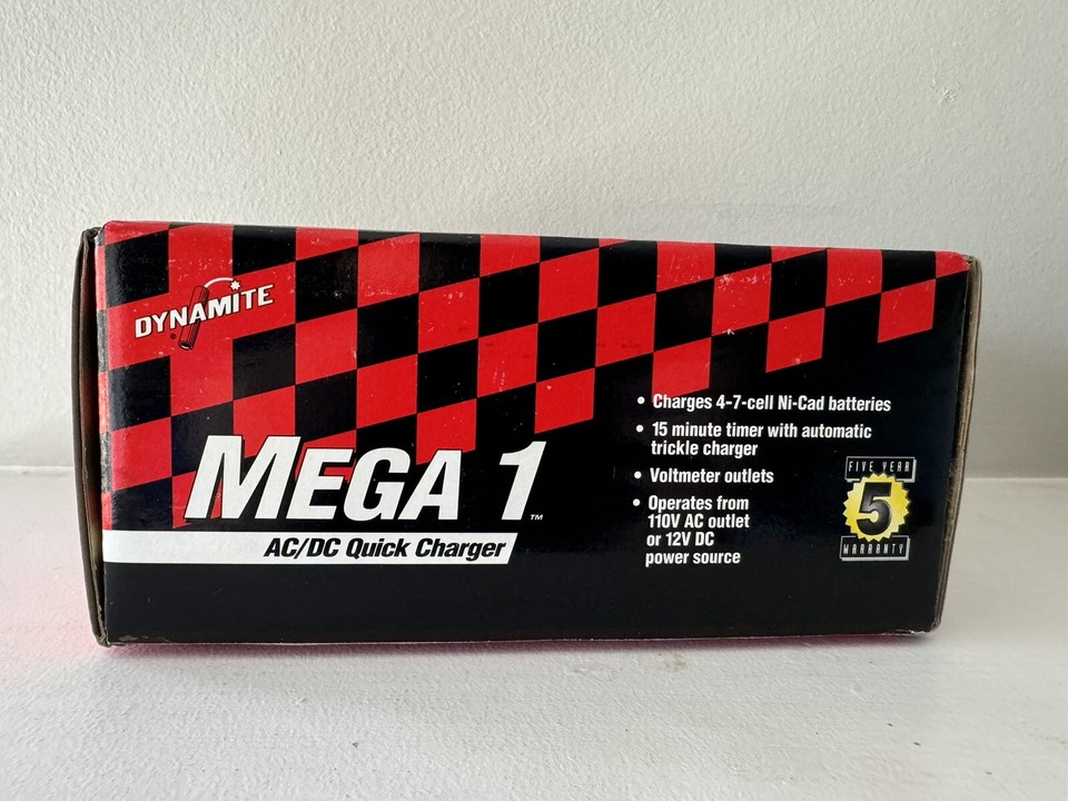 Dynamite Mega 1 AC/DC Quick Charger Charging Battery NEW OLD STOCK NOS ...