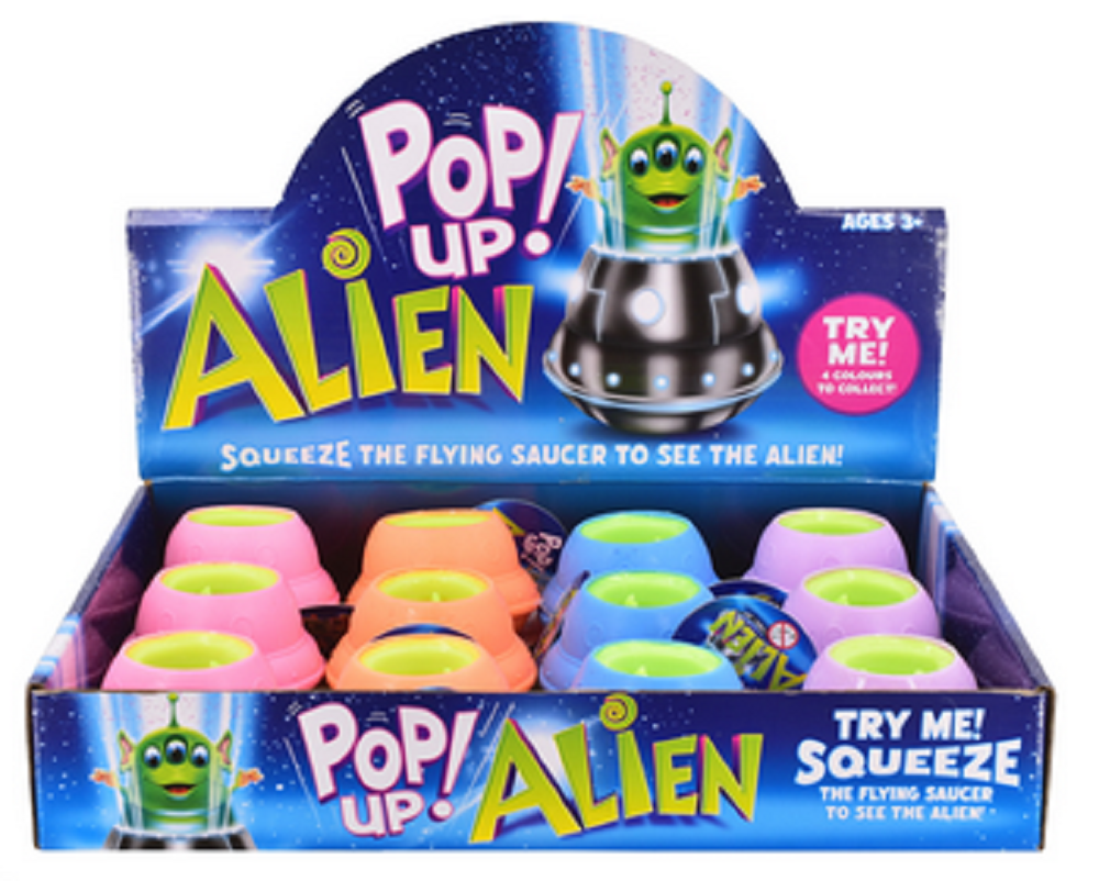 KANDYTOYS POP UP ALIEN - TY0373 SPACE STARS SQUISHY TOY SQUISHY SQUEEZE ...