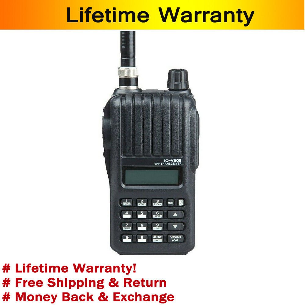 IC-V80E VHF Transceiver Marine Walkie Talkie 8W 10KM w IC-V80E VHF Transceiver Marine Walkie Talkie 8W 10KM w