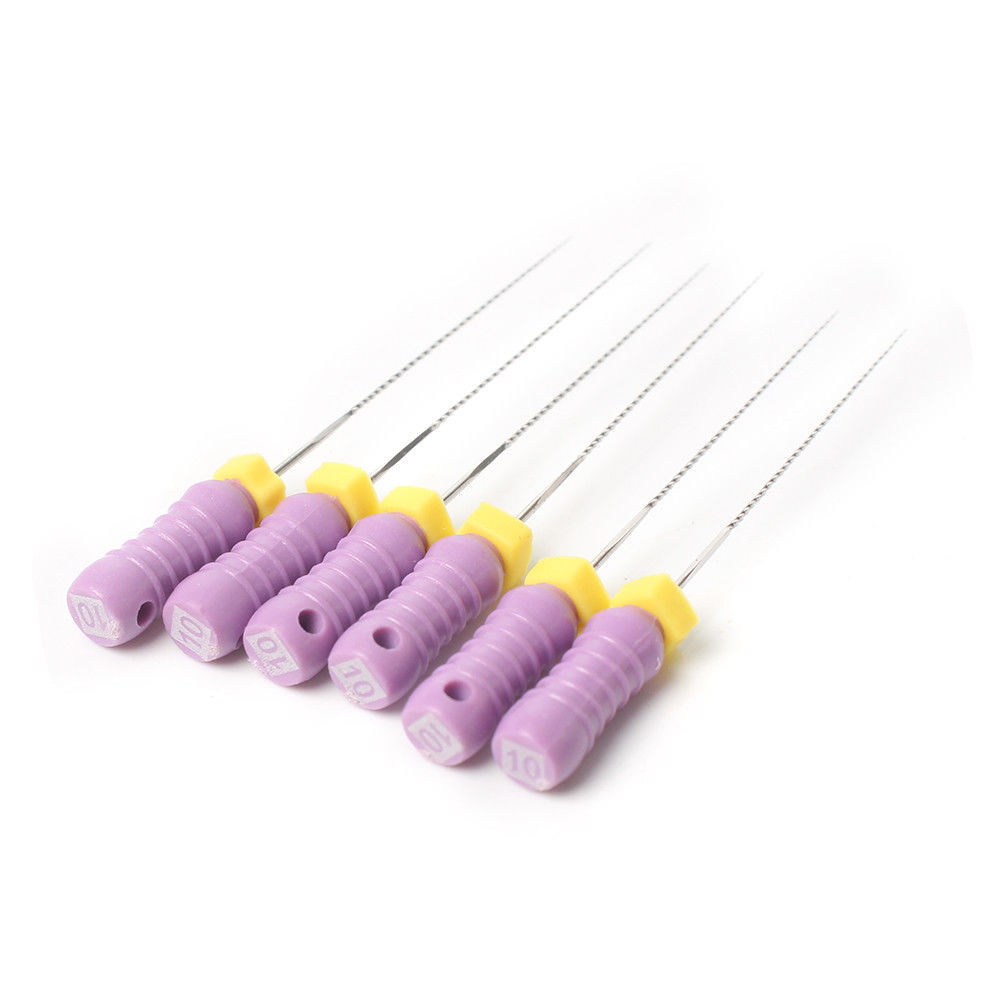 Pack de 10 instruments dentaires K-FILES 25 mm #10 canal radiculaire à ...